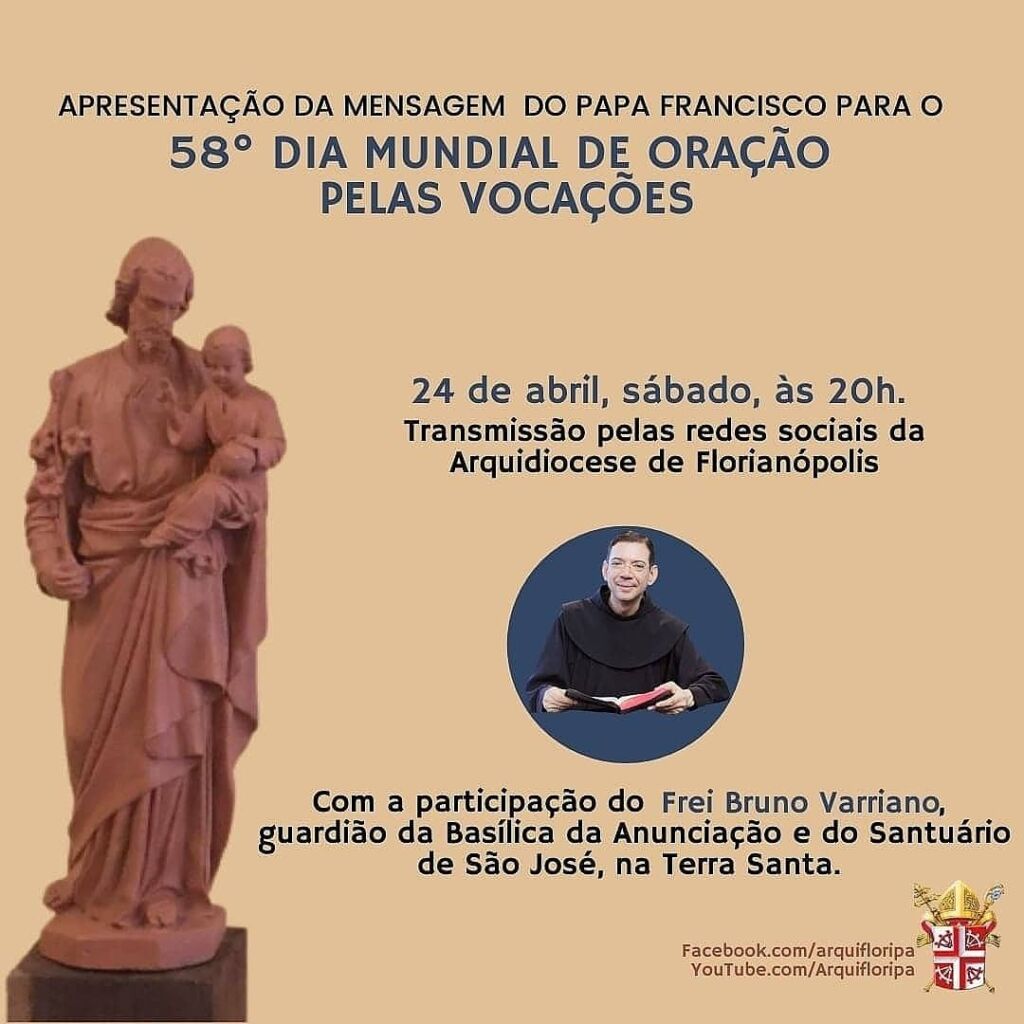 Pastoral Vocacional Apresenta Mensagem Para O 58º Dia Mundial De Oração